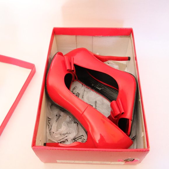 Athena | Shoes | Athena Bow Mirage Heel Pumps | Poshmark